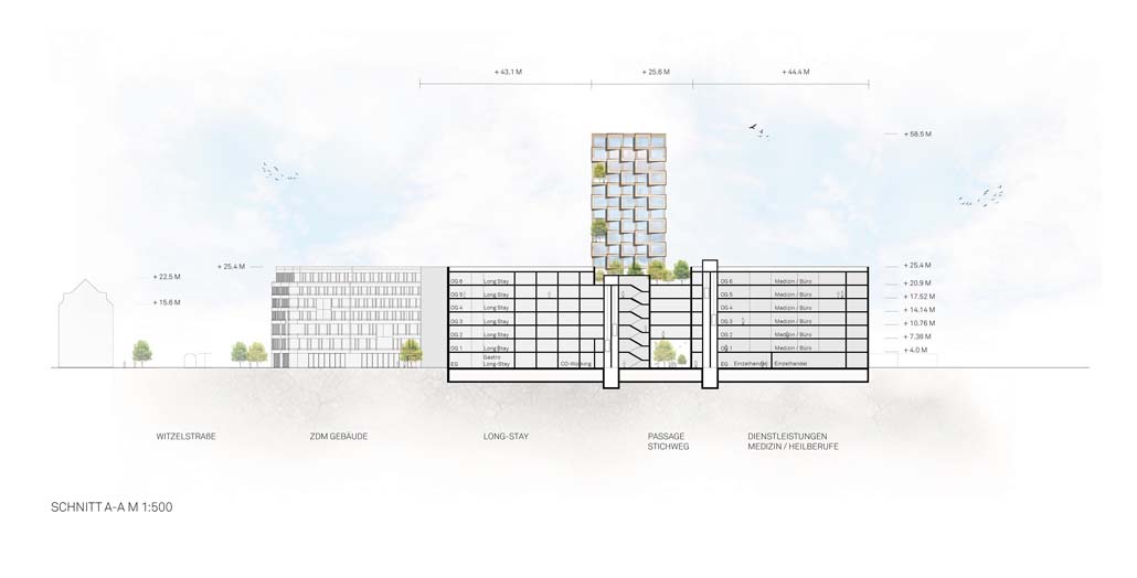 Architekturblatt - Schnitt-A-A-Hennekamp